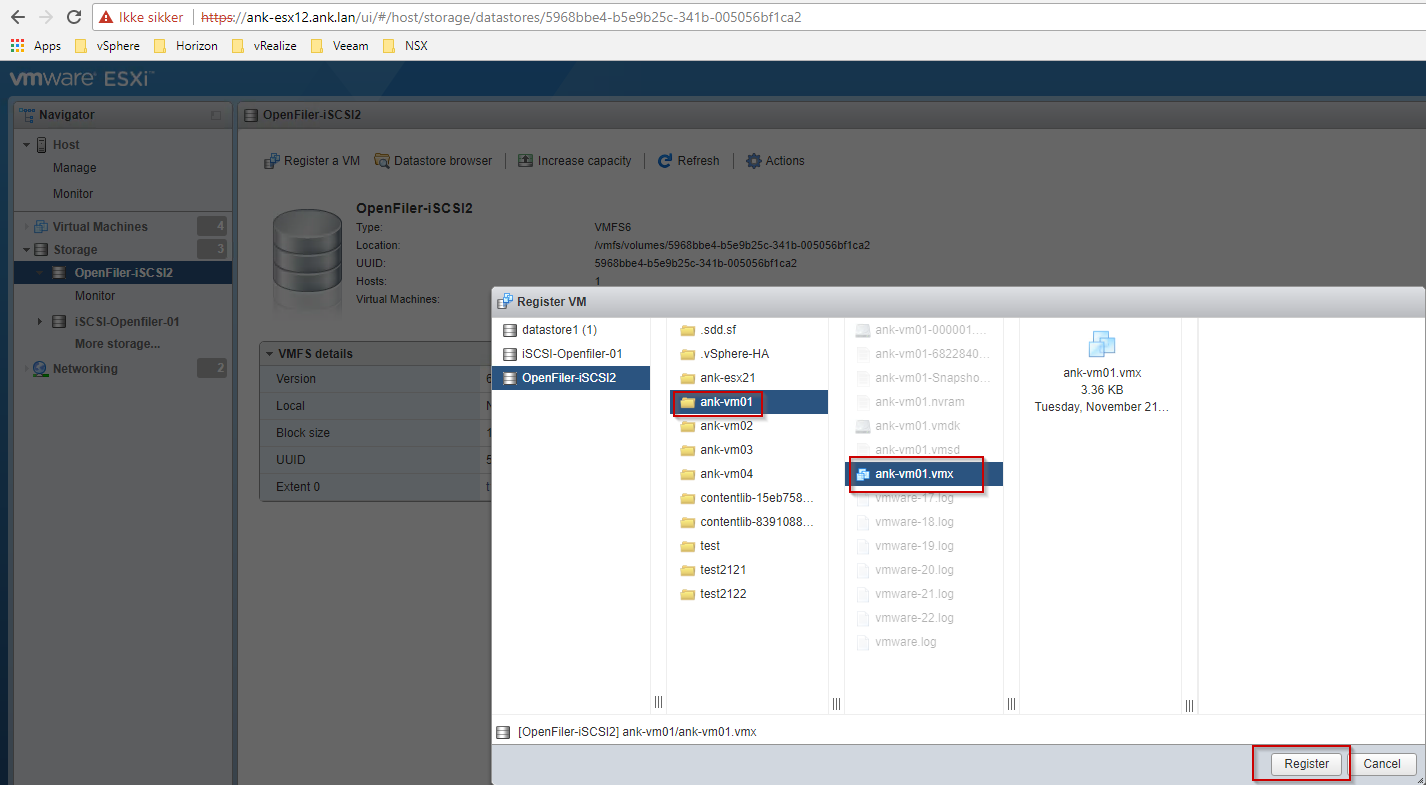 Re Register Vm Without Getting A New Moref Virtual Allan